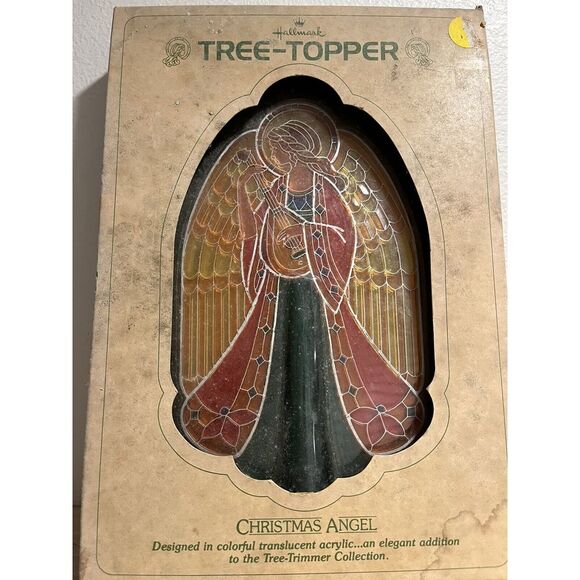Hallmark | Holiday | Vintage 979 Hallmark Translucent Suncatcher Angel ...